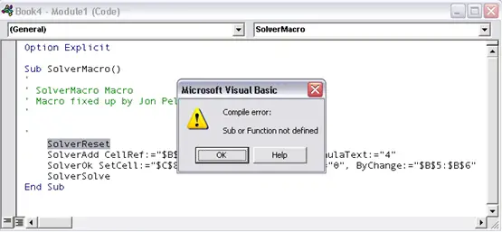 An error occurred in Macro`s error in VB - Techyv.com An error occurred in Macro`s error in VB - Techyv.com